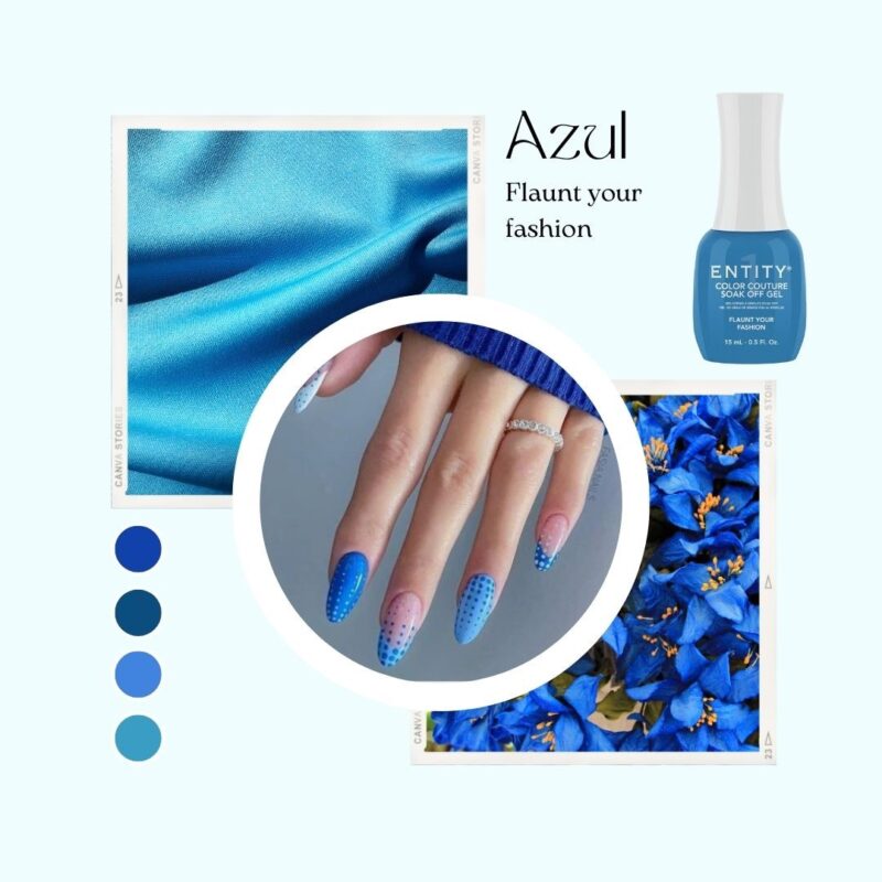 Esmalte permanente Entity azul 15ML. (FLAUNT YOUR FASHION) – Wiwi Nails Spa